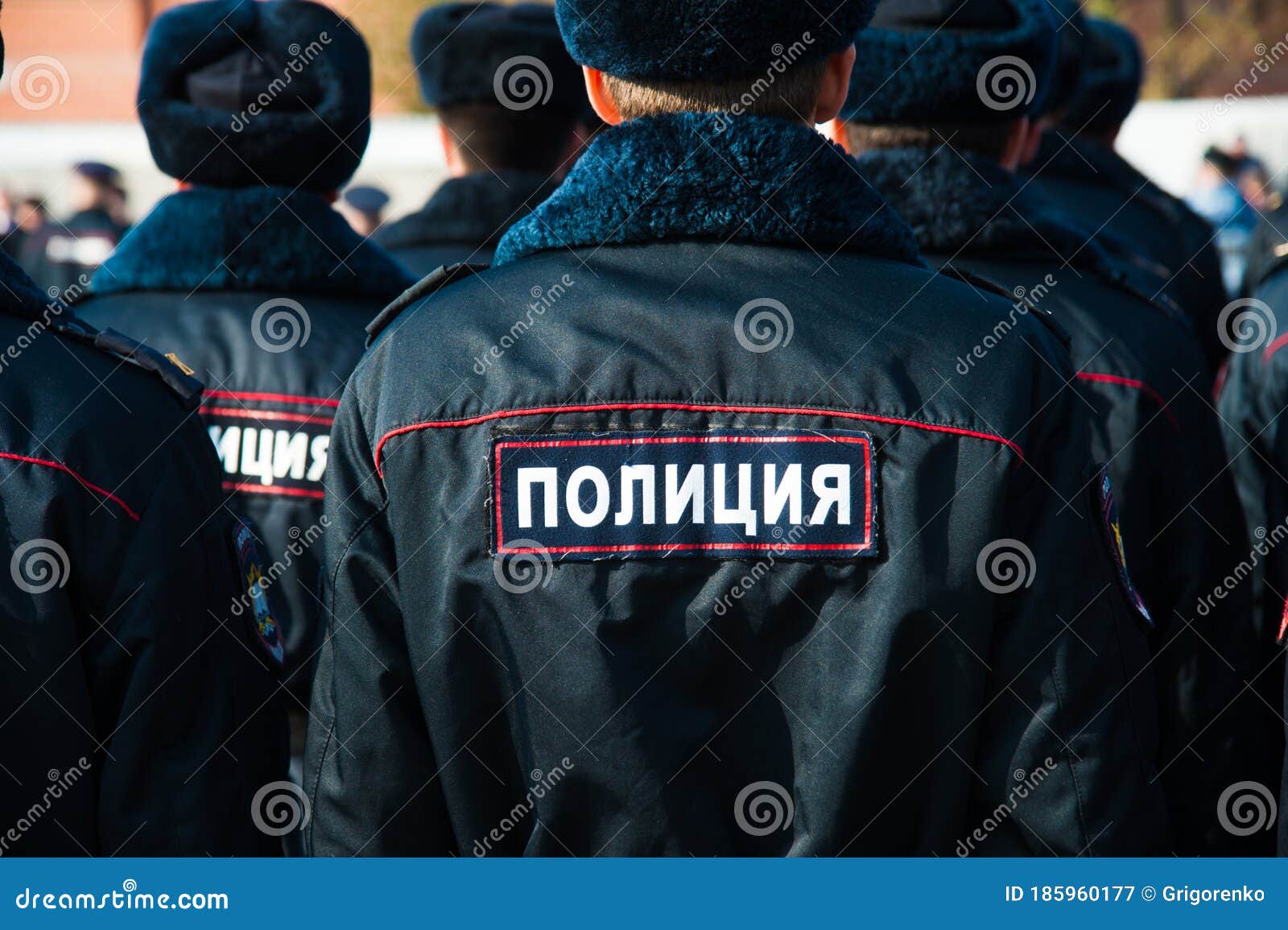 Russian Police Officers in Uniform Editorial Photography - Image of ...