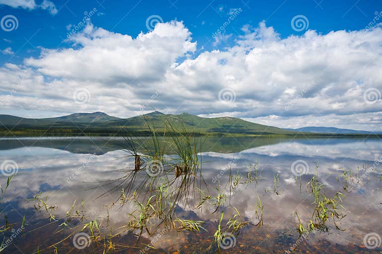 Russian Primorye Beautiful Lake Stock Image - Image of paradise, island ...