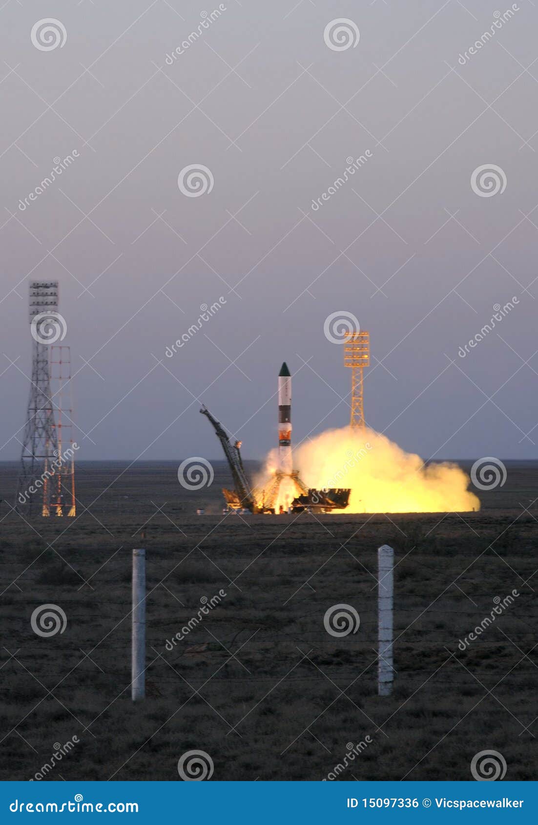 Russian Progress Spacecraft Launch Editorial Photo - Image of launch ...