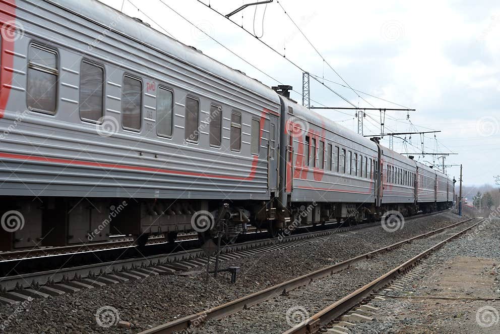 Russian Railways (RZD) editorial stock photo. Image of nature - 53234293
