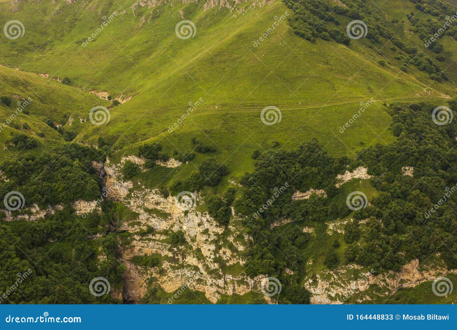 Russian Region, Chechen Republic, Caucasus Mountains Stock Image ...