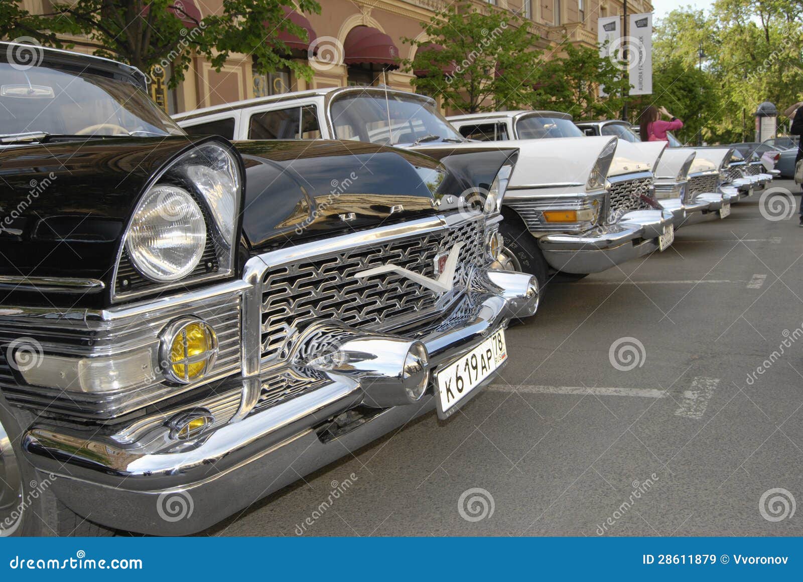 Russian Retro Cars editorial stock image. Image of hobby - 28611879