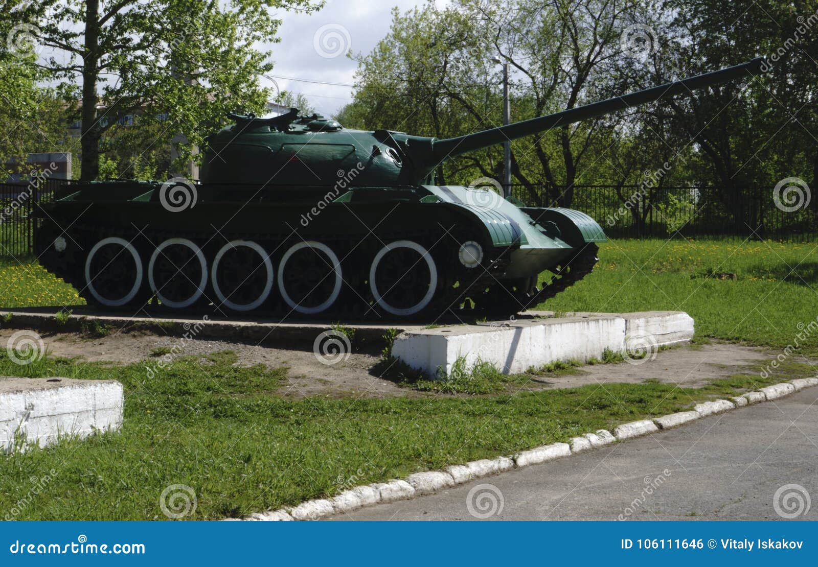 Retro Tanks Among Green Trees Editorial Image | CartoonDealer.com ...