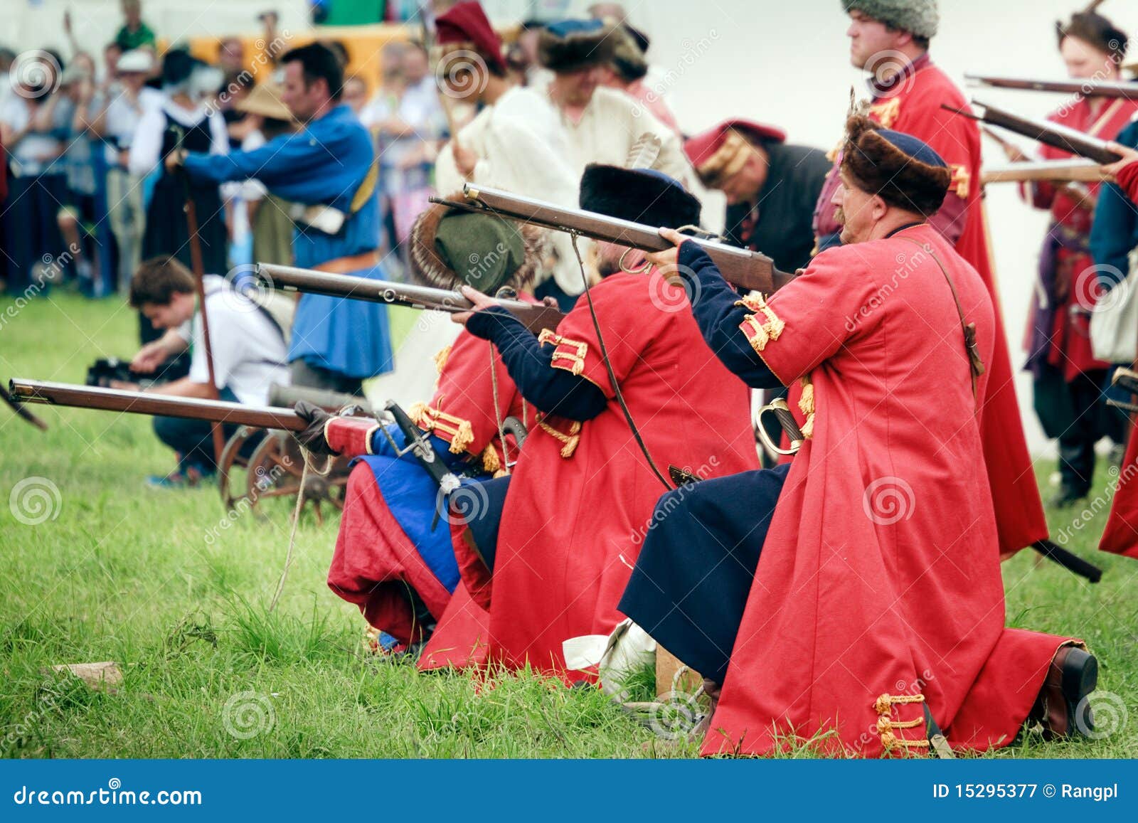 Russian Riflemen editorial photography. Image of kluszyn - 15295377