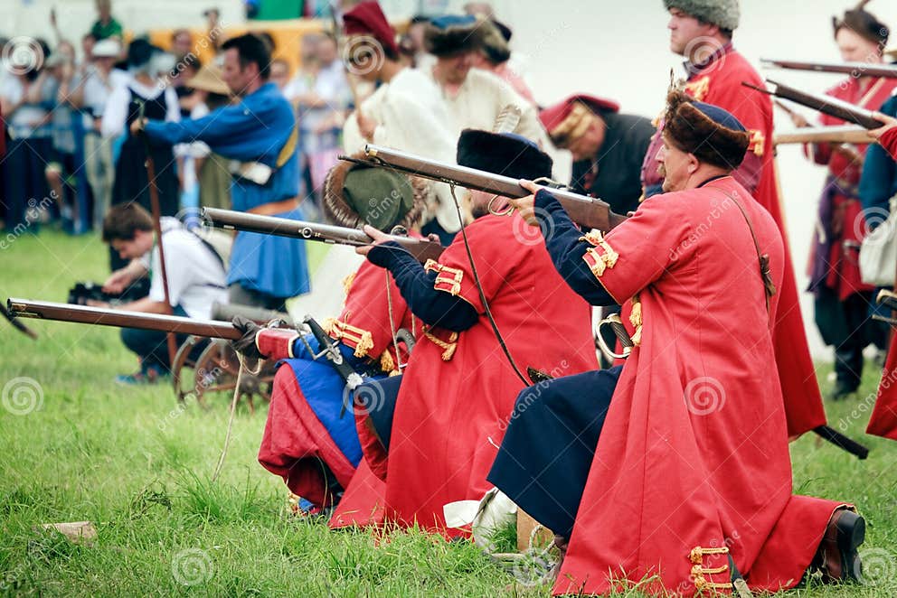 Russian Riflemen editorial photography. Image of kluszyn - 15295377