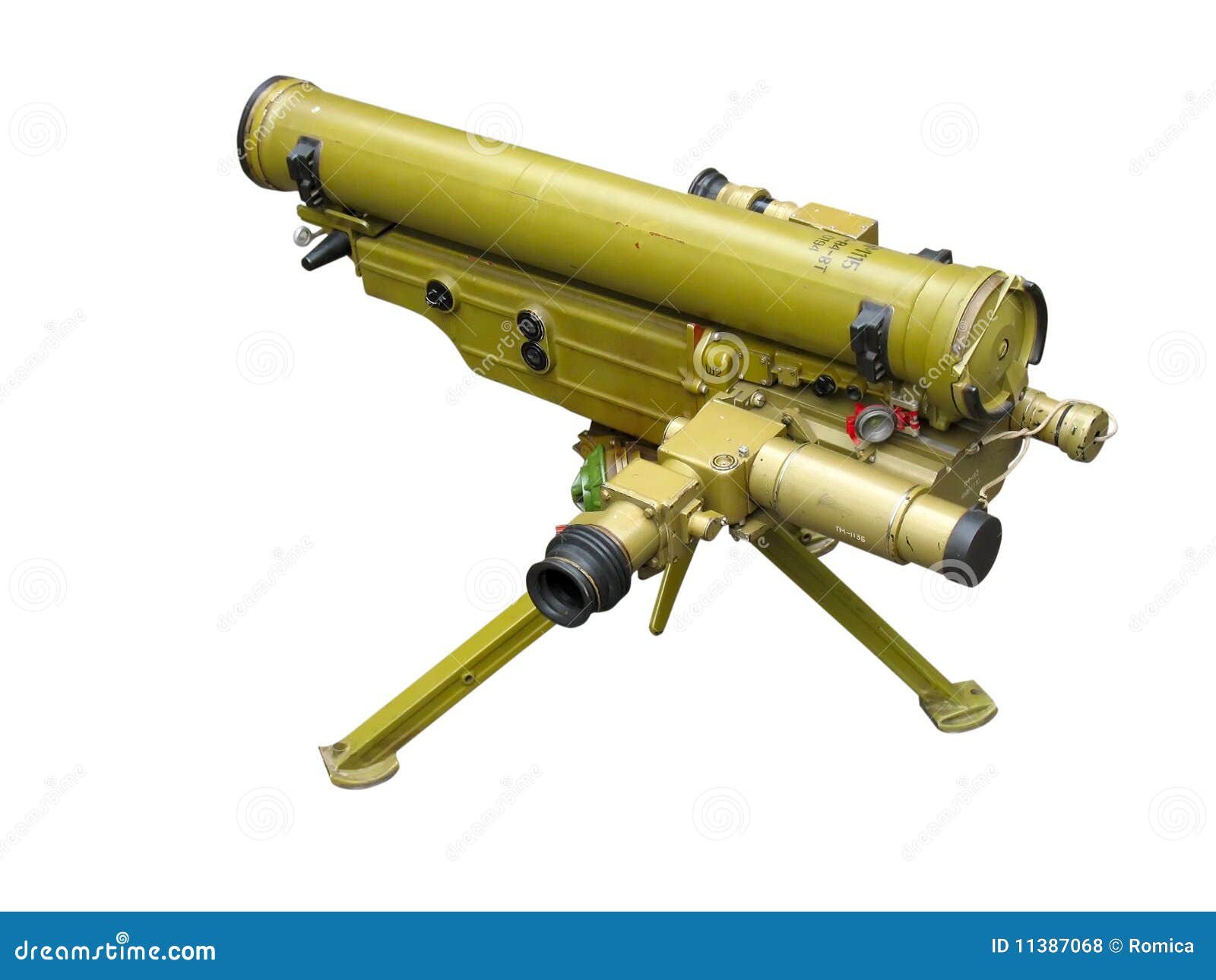 Russian Rocket Launcher On Soviet Military Truck Royalty-Free Stock ...