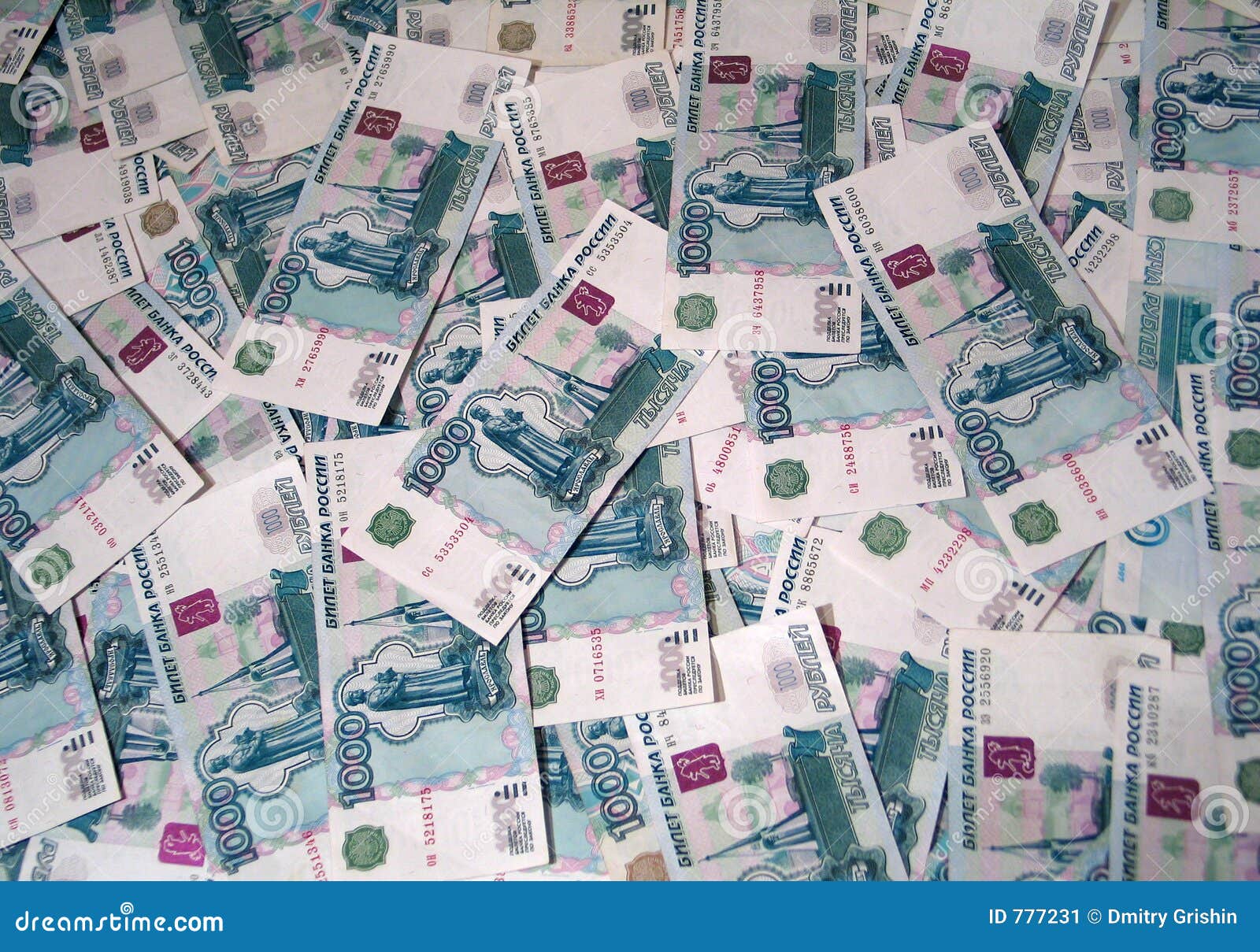 Russian Roubles Background stock image. Image of capital - 777231