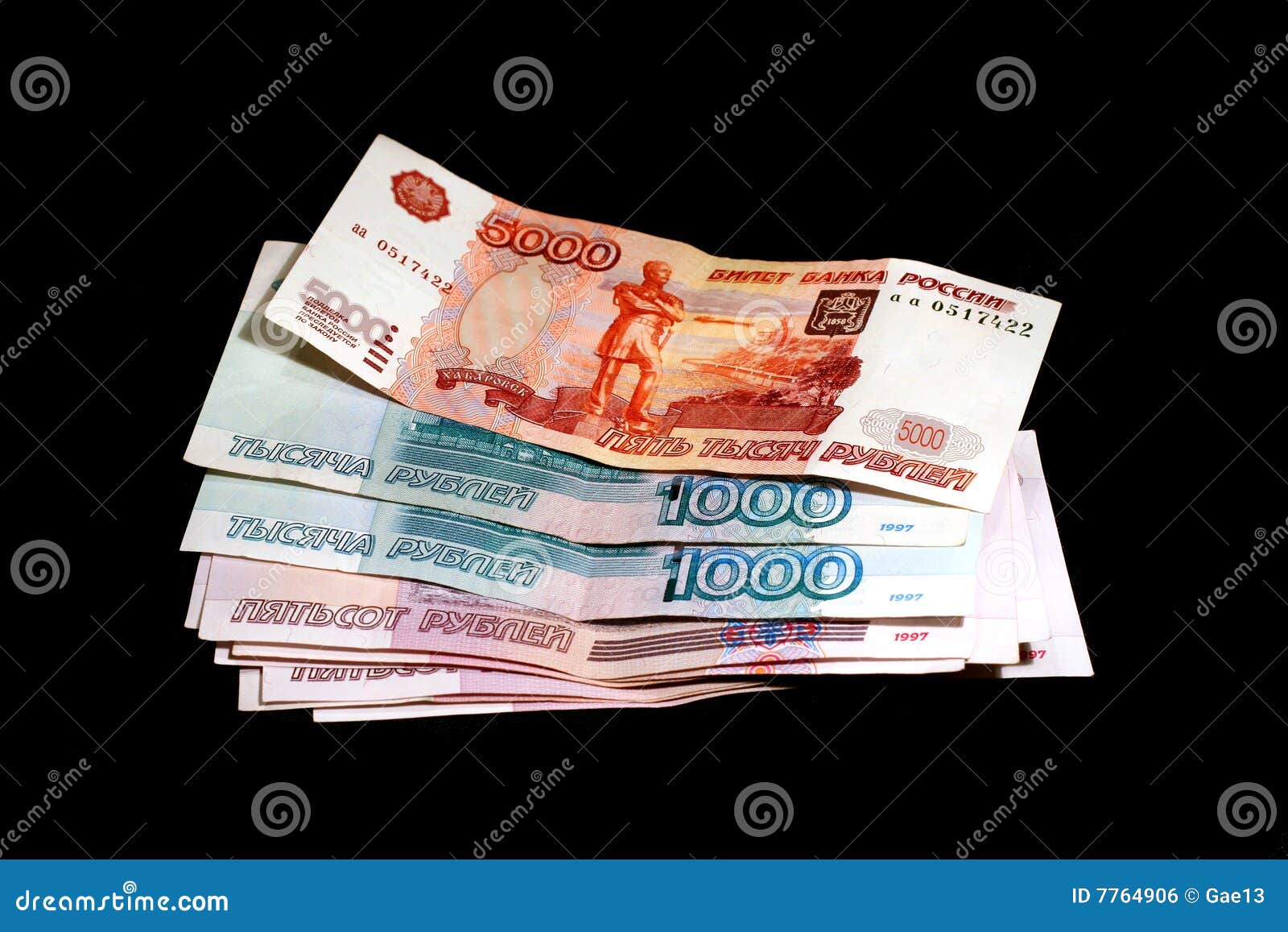 Russian rubles stock photo. Image of 1000, ruble, notes - 7764906