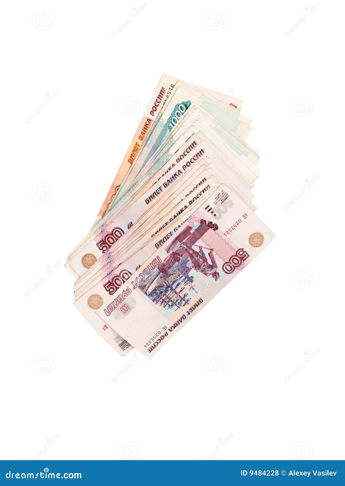 Russian rubles stock photo. Image of paper, pile, five - 9484228
