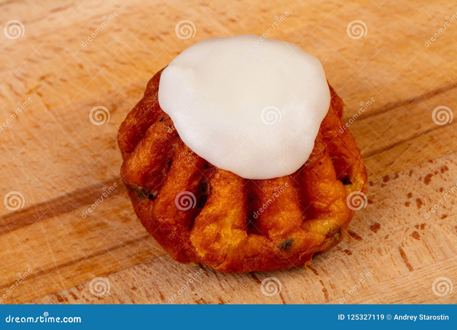 Russian Rum Baba stock image. Image of cake, portion - 125327119