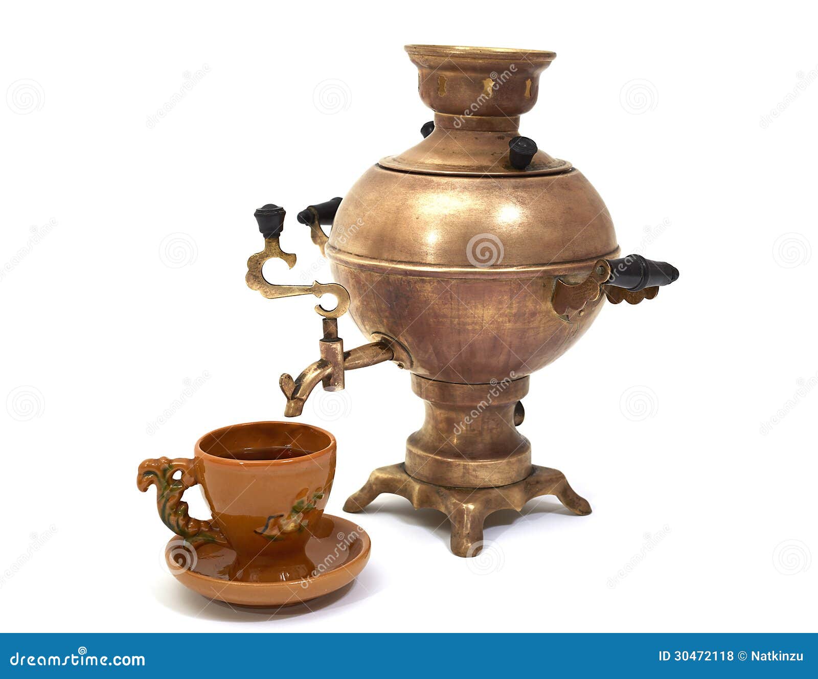 Russian samovar stock photo. Image of souvenir, teadrinking - 30472118