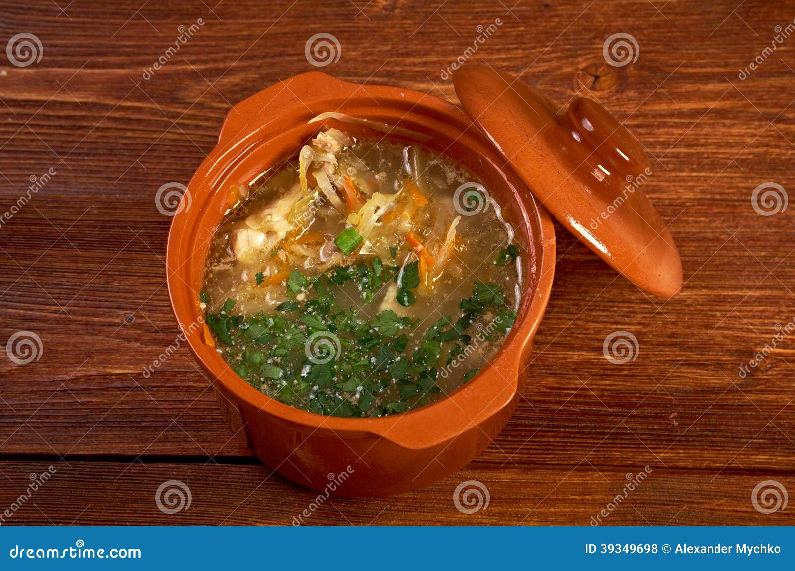 Russian Sauerkraut Soup Stchi Stock Photo - Image of polish, size: 39349698