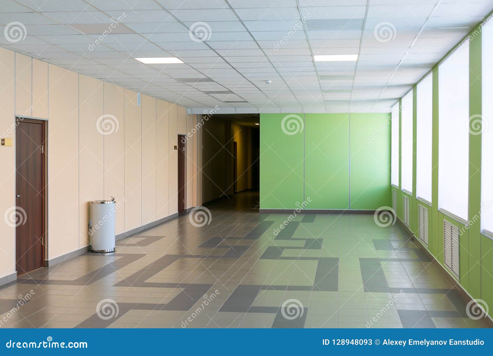 Russian School after Repair. Stock Image - Image of doors, capital ...