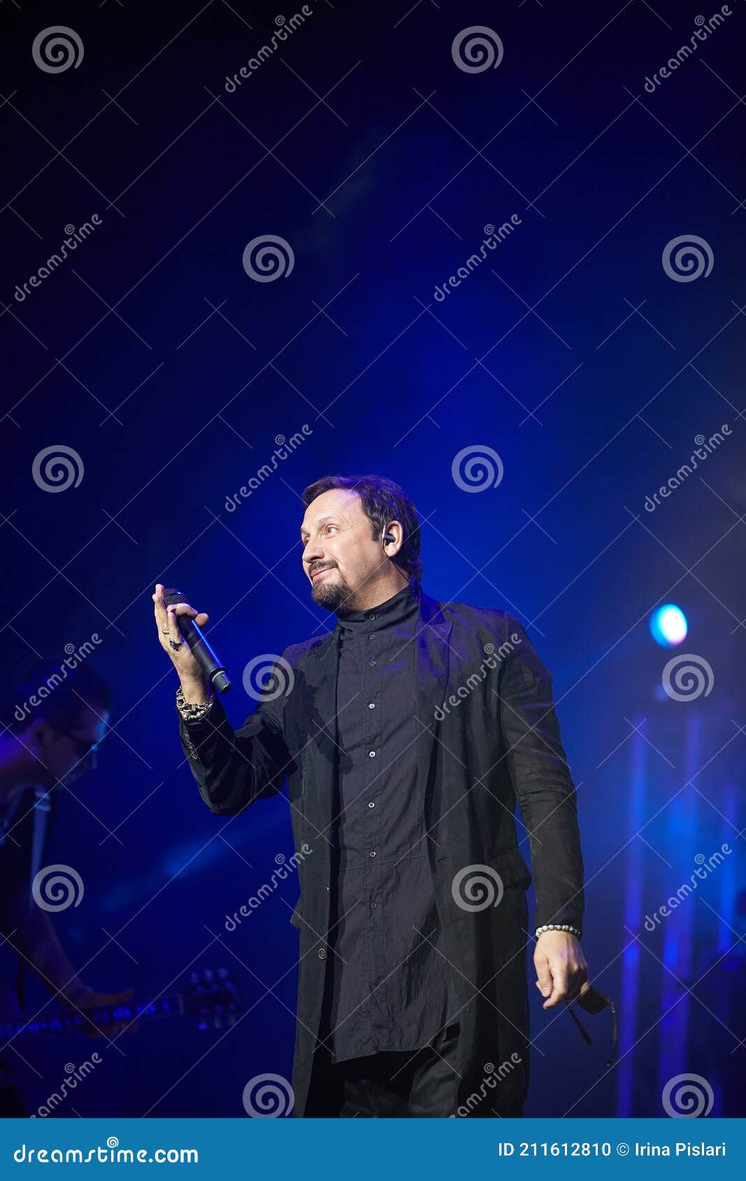 Russian Singer Stas Mihailov Sings On Stage. Editorial Photo ...