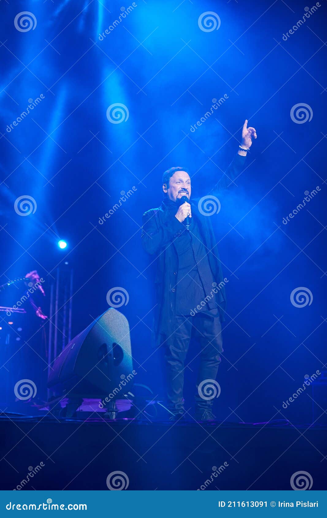 Russian Singer Stas Mihailov Sings On Stage. Editorial Photo ...