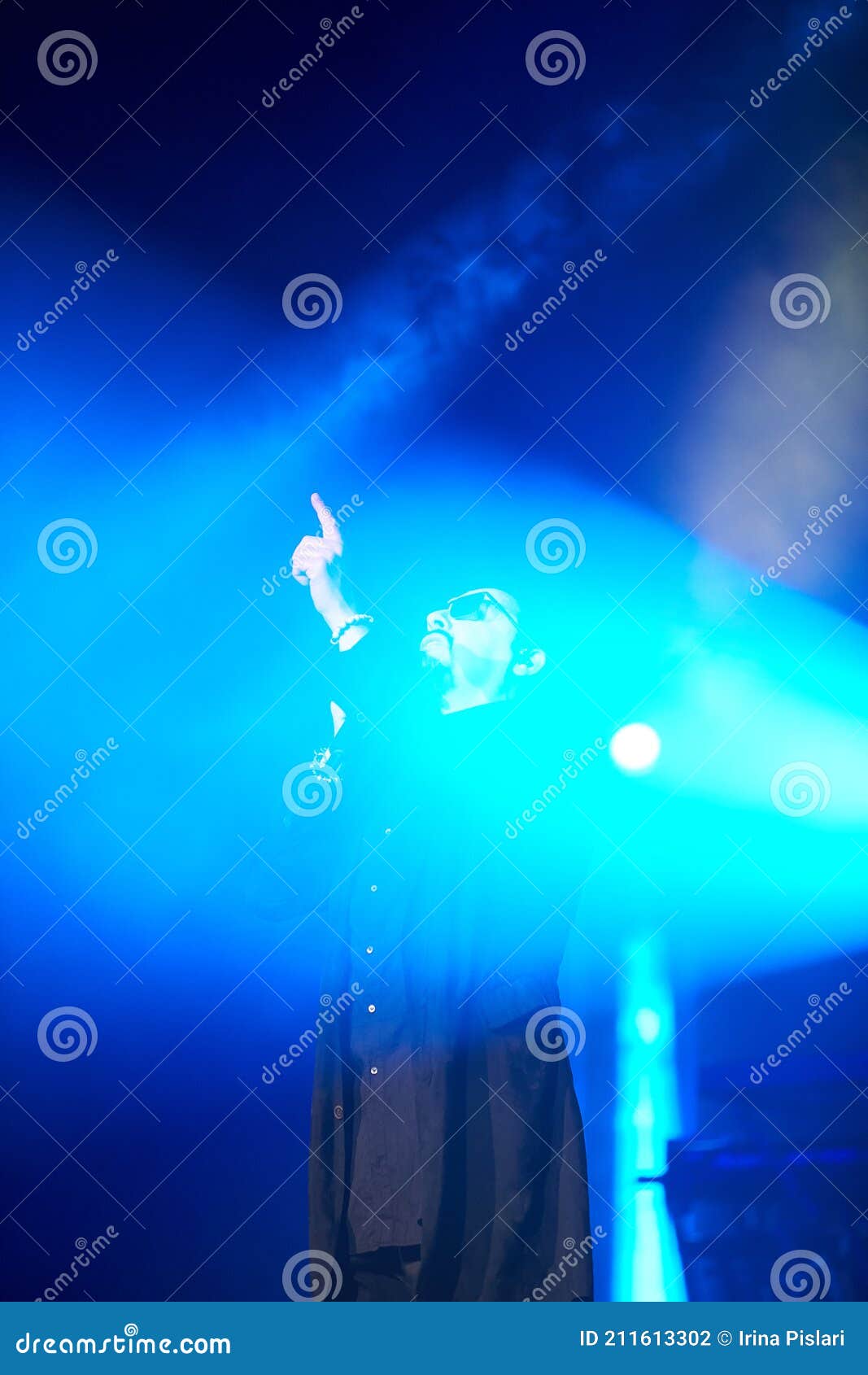 Russian Singer Stas Mihailov Sings on Stage. Editorial Photography ...
