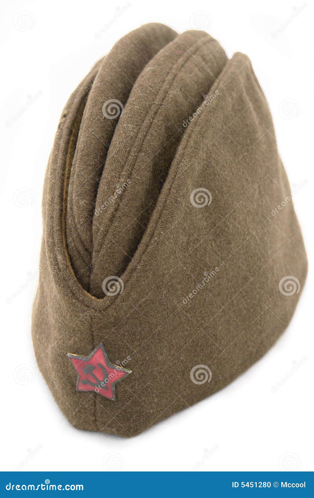 Russian Soldier Field Cap. Royalty-Free Stock Image | CartoonDealer.com ...