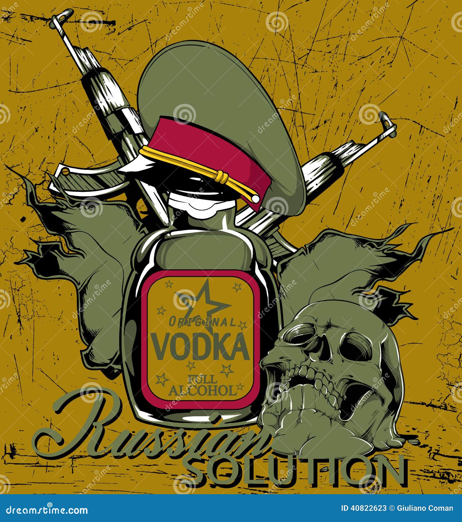 Russian solution stock vector. Illustration of element - 40822623