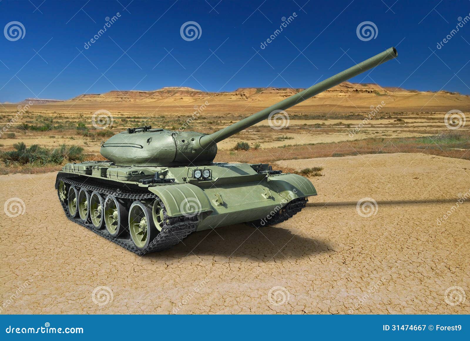 Russian Soviet Medium Tank T-54 of 1946 Stock Image - Image of fight ...