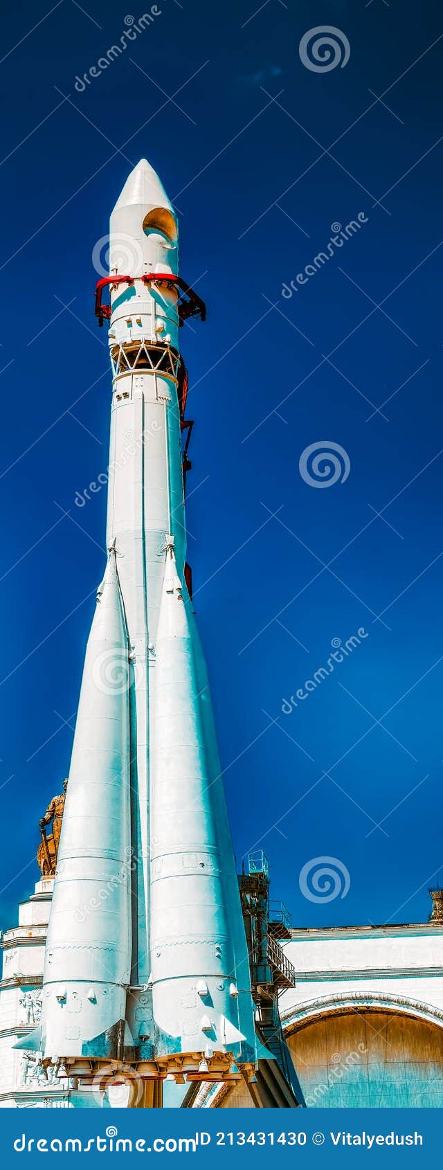Russian Space Rocket Vostok at Launching Platform Editorial Image ...