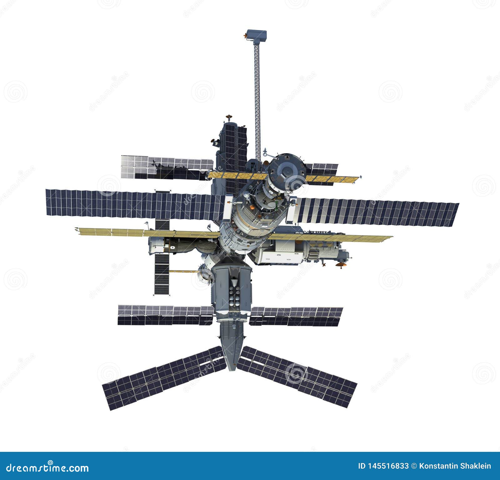 Space Station White Background