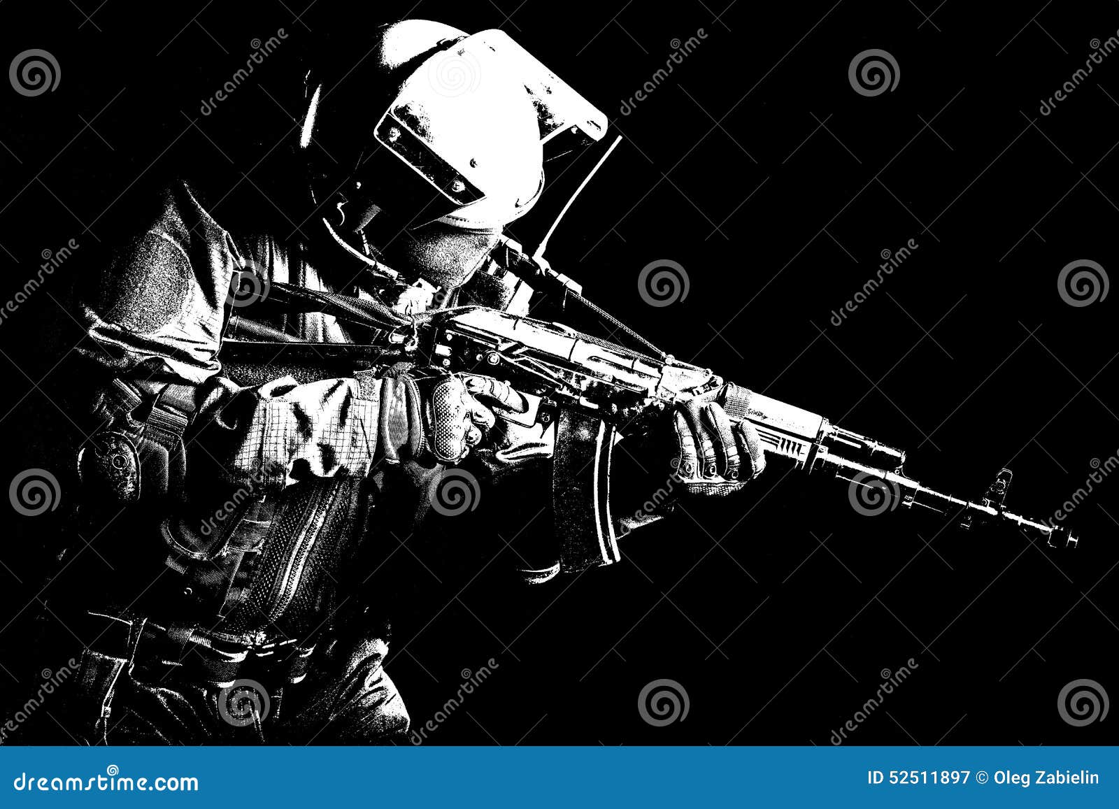 Russian Special Forces Operator Stock Photography | CartoonDealer.com ...