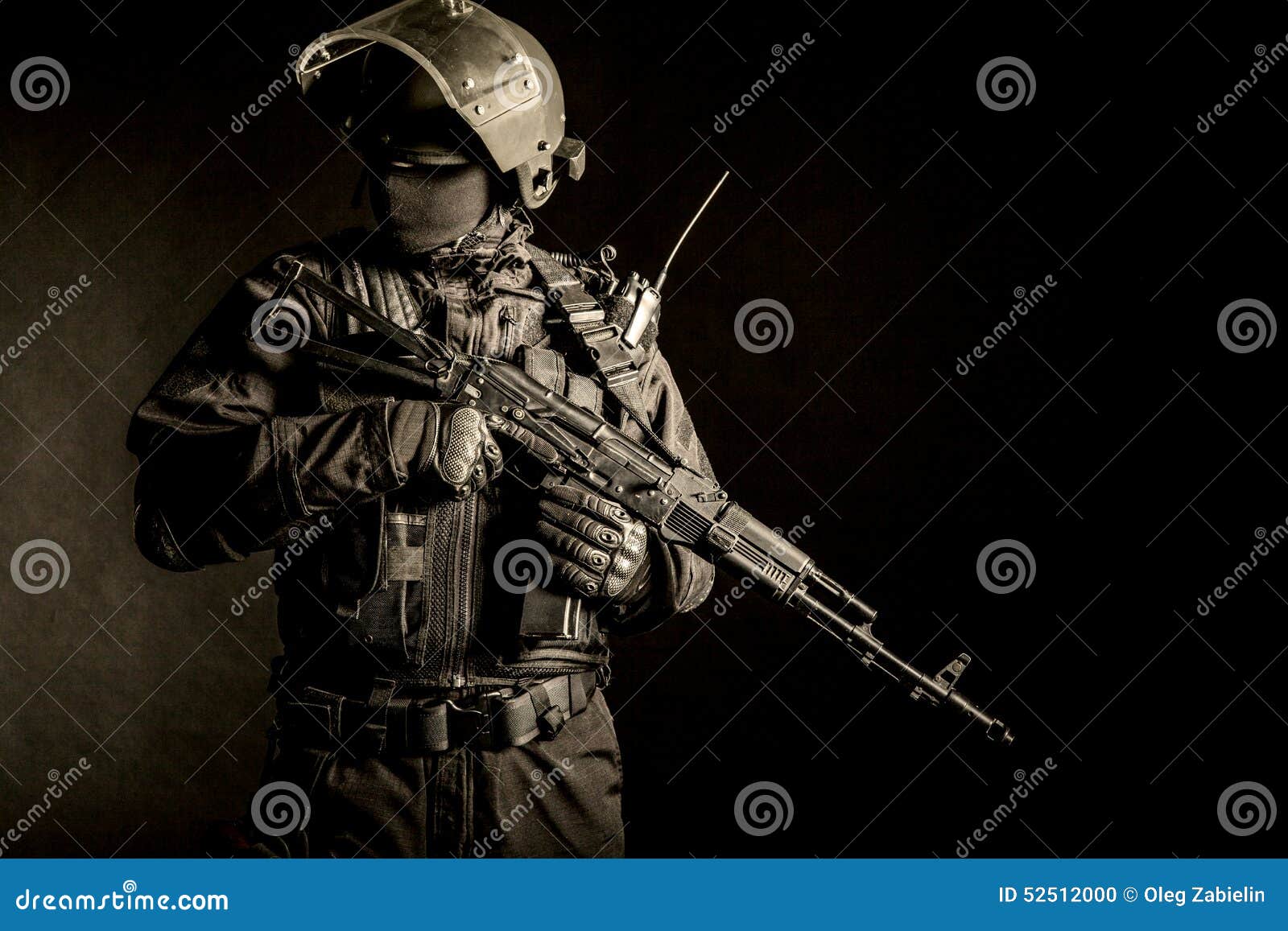 Russian Special Forces Operator Stock Photography | CartoonDealer.com ...