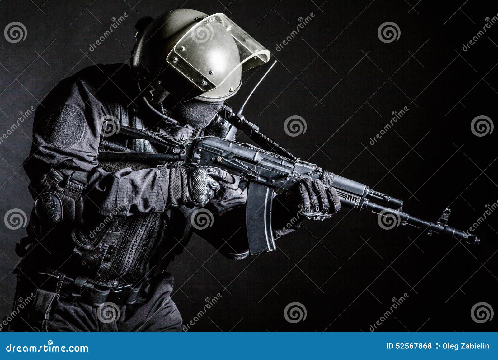 Russian Special Forces Operator Stock Photo - Image of enforcement ...