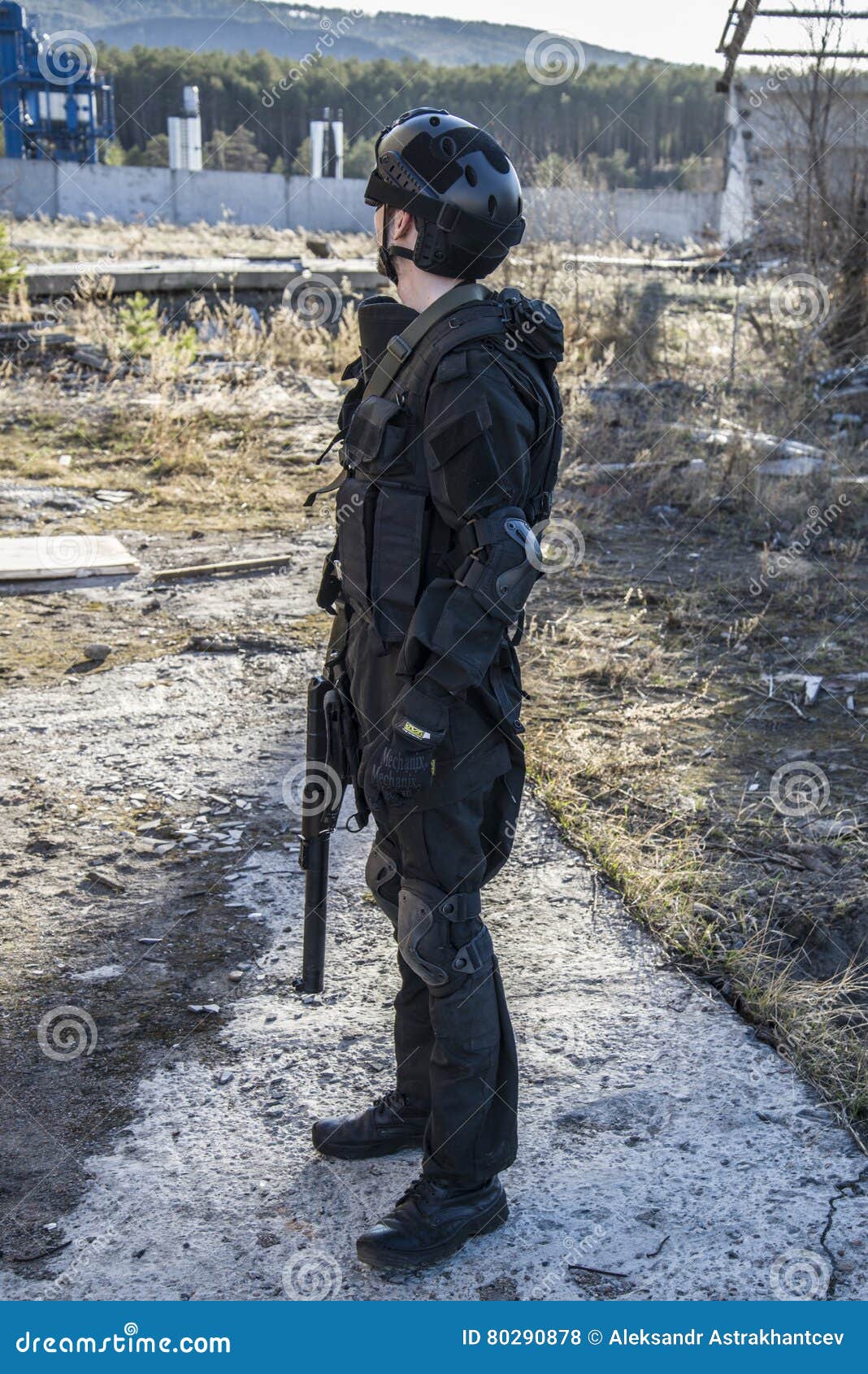 Russian Special Forces Training at a Military Training Ground. Stock ...