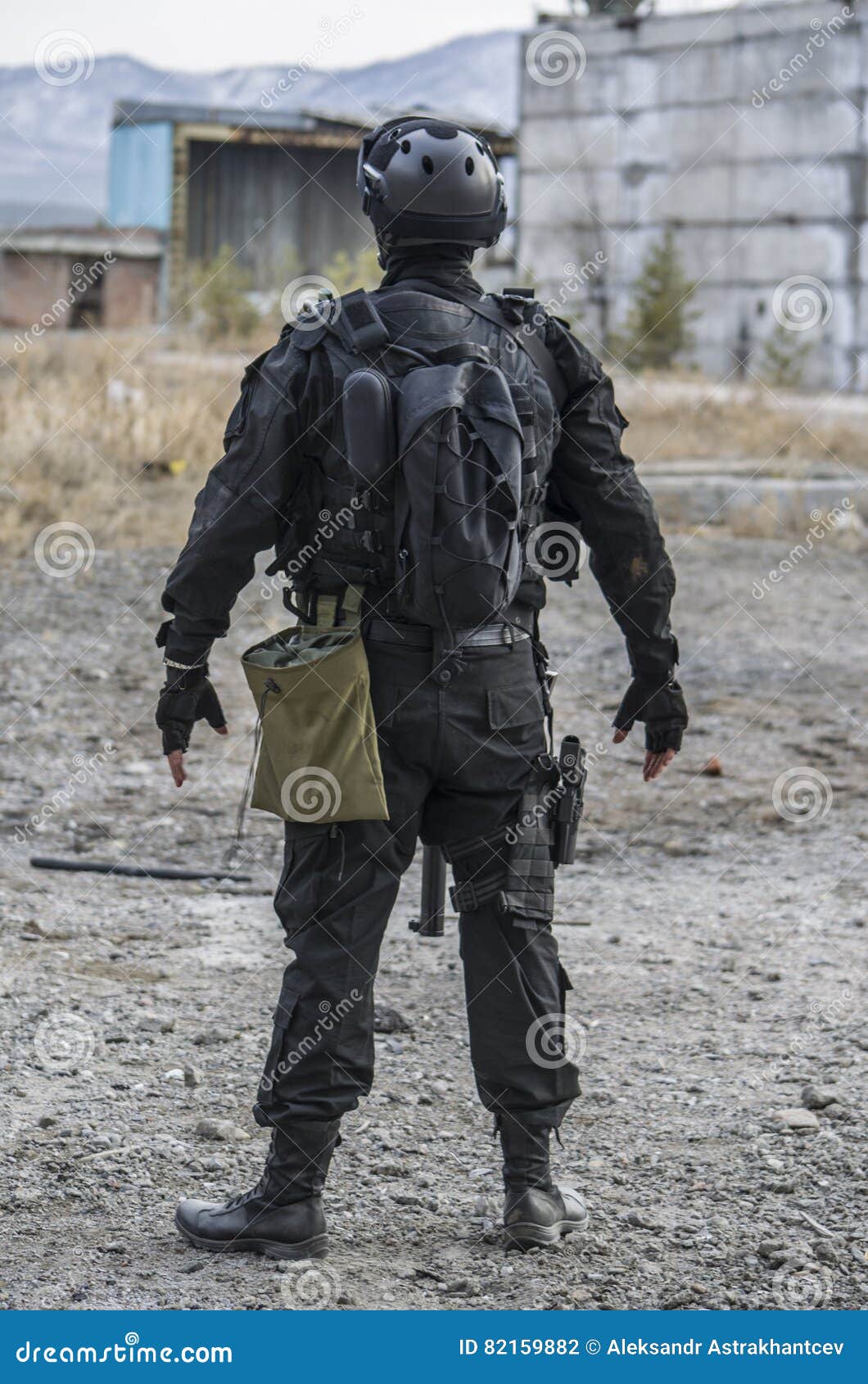 Russian Special Forces Training at a Military Training Ground. Stock ...