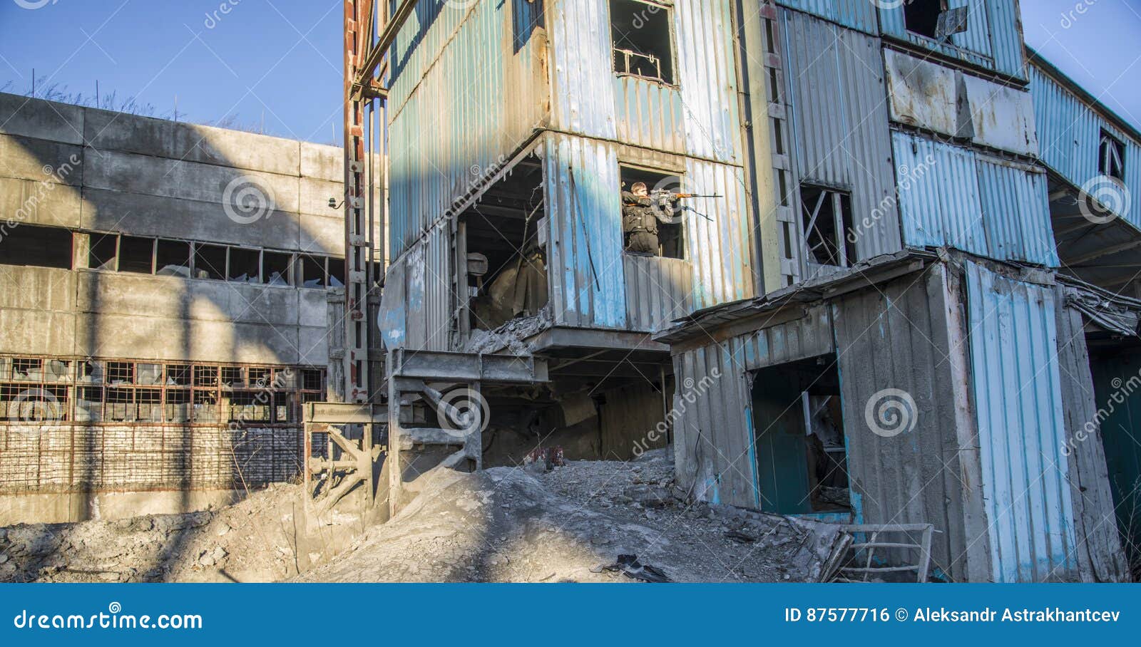 Russian Special Forces Training at a Military Training Ground. Stock ...