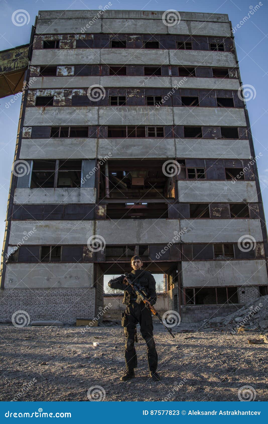Russian Special Forces Training at a Military Training Ground. Stock ...