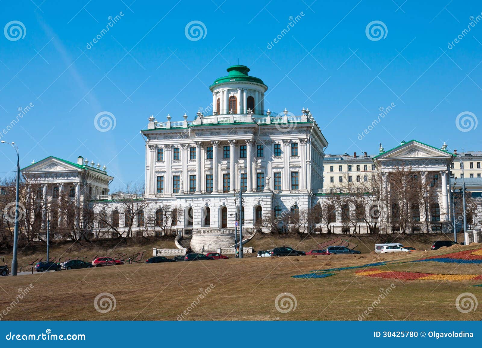 Russian State Library in Moscow. 18th Century, Landmark Stock Photo ...