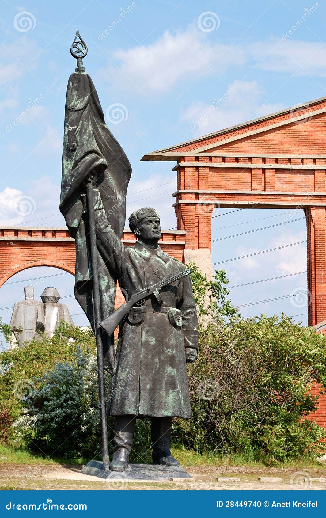 Russian statue stock photo. Image of liberty, park, historical - 28449740