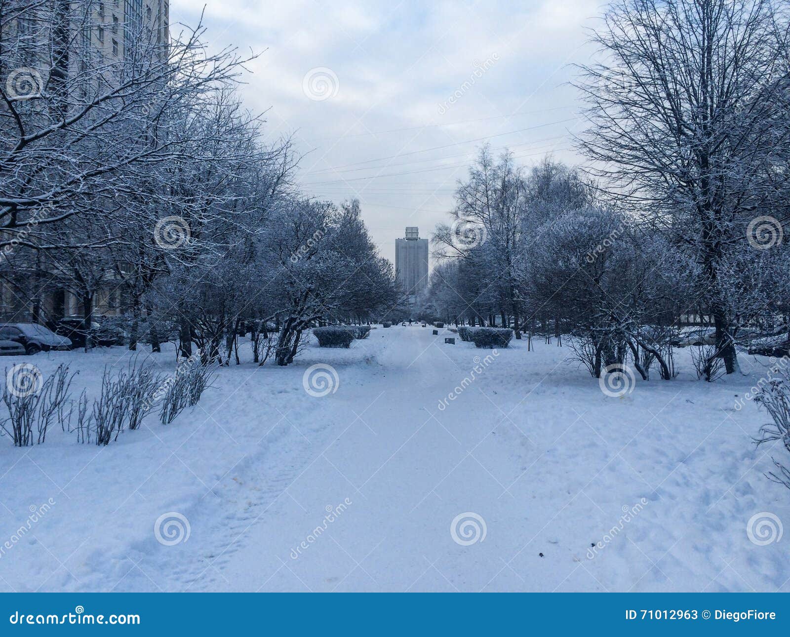 Russian suburb stock image. Image of neighborhood, russia - 71012963
