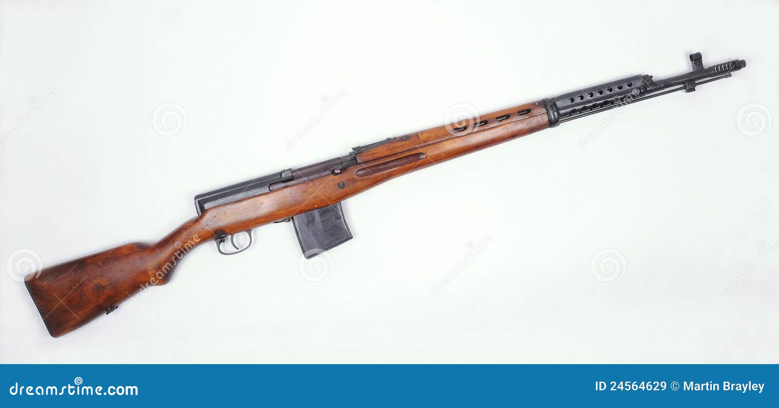 Russian SVT M1940 rifle stock image. Image of m1940, fighting - 24564629