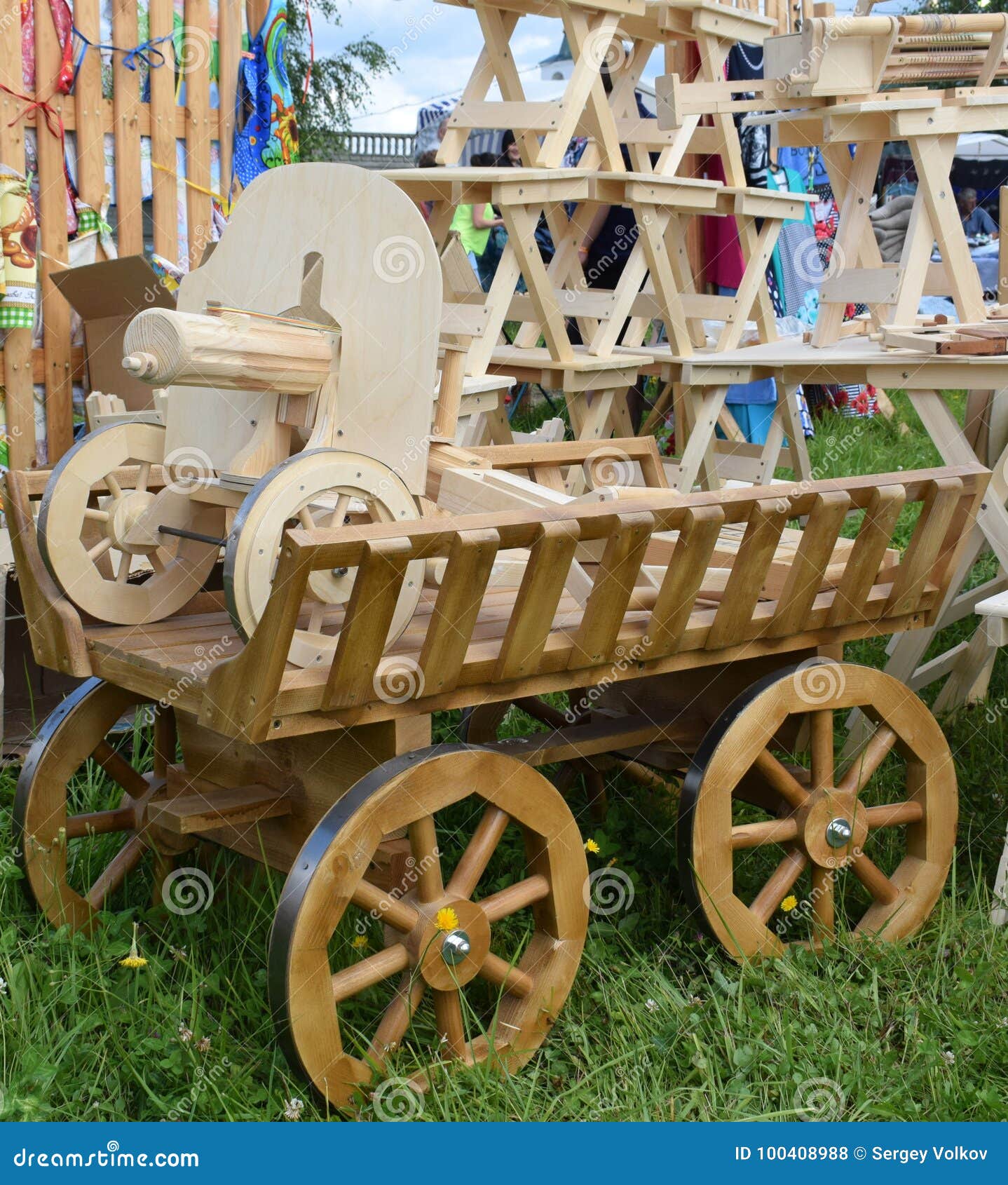 Russian Tachanka stock photo. Image of transport, wagon - 100408988