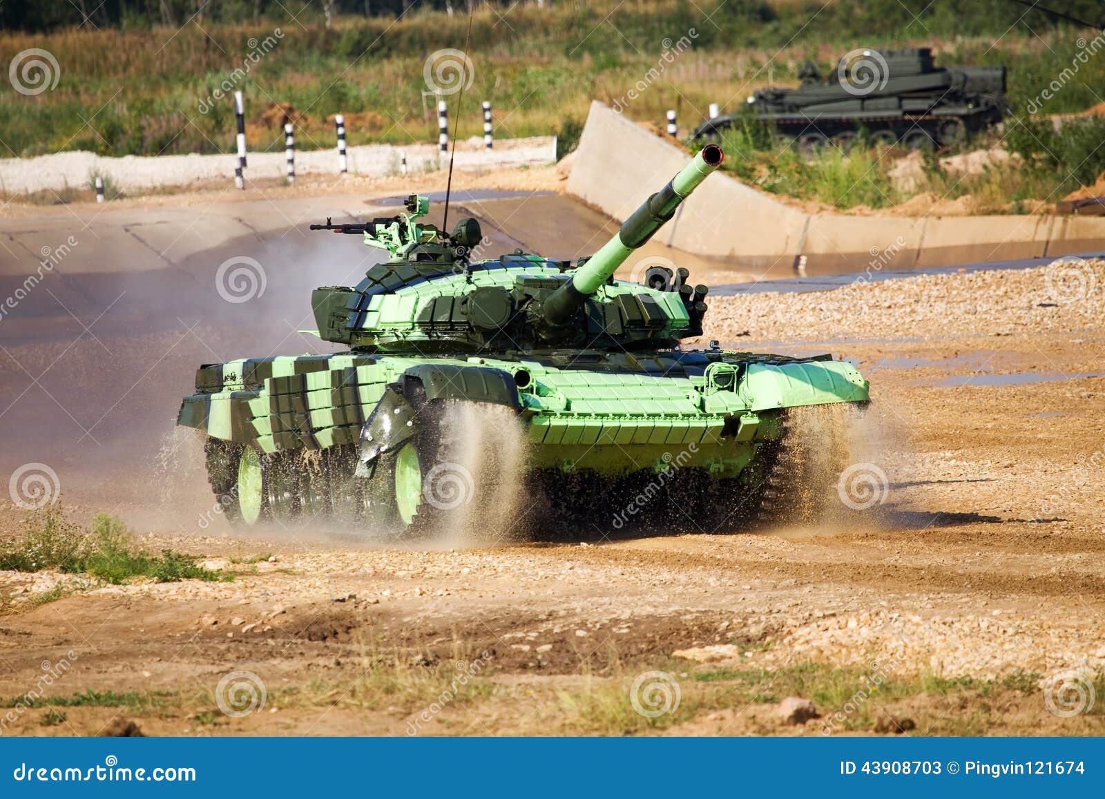 Russian tank stock image. Image of mission, flying, green - 43908703