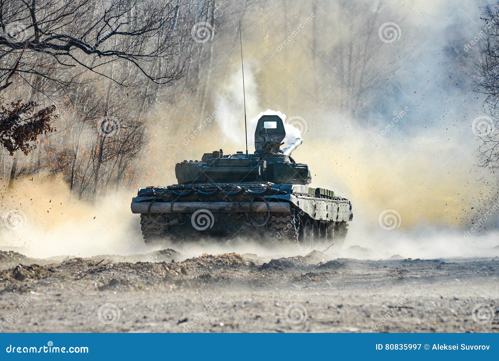 Russian tank T-72 stock image. Image of demonstration - 80835997