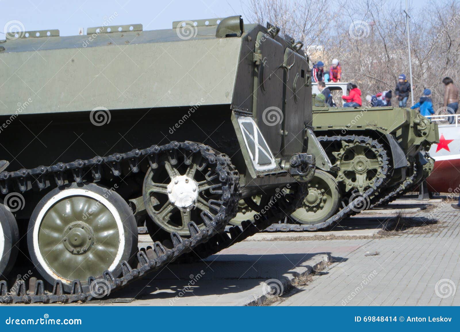 Russian tanks stock photo. Image of military, caterpillar - 69848414