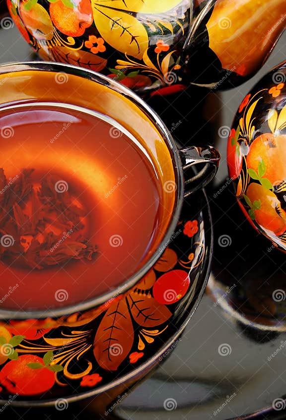 Russian Tea stock photo. Image of porcelain, teatime, indoor - 3091798