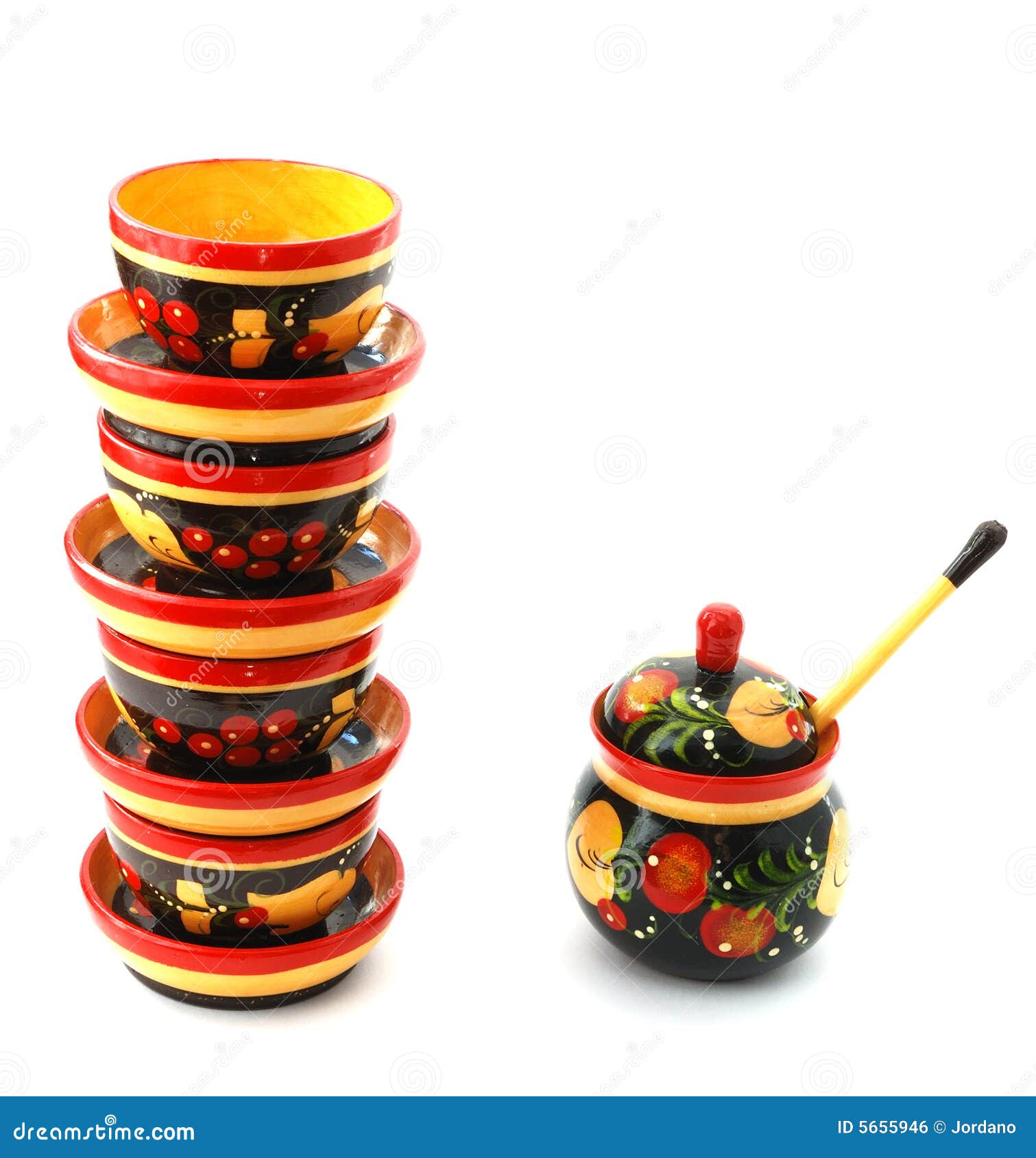 Russian Tradition Kitchen Equipment Stock Photo - Image of domestic ...