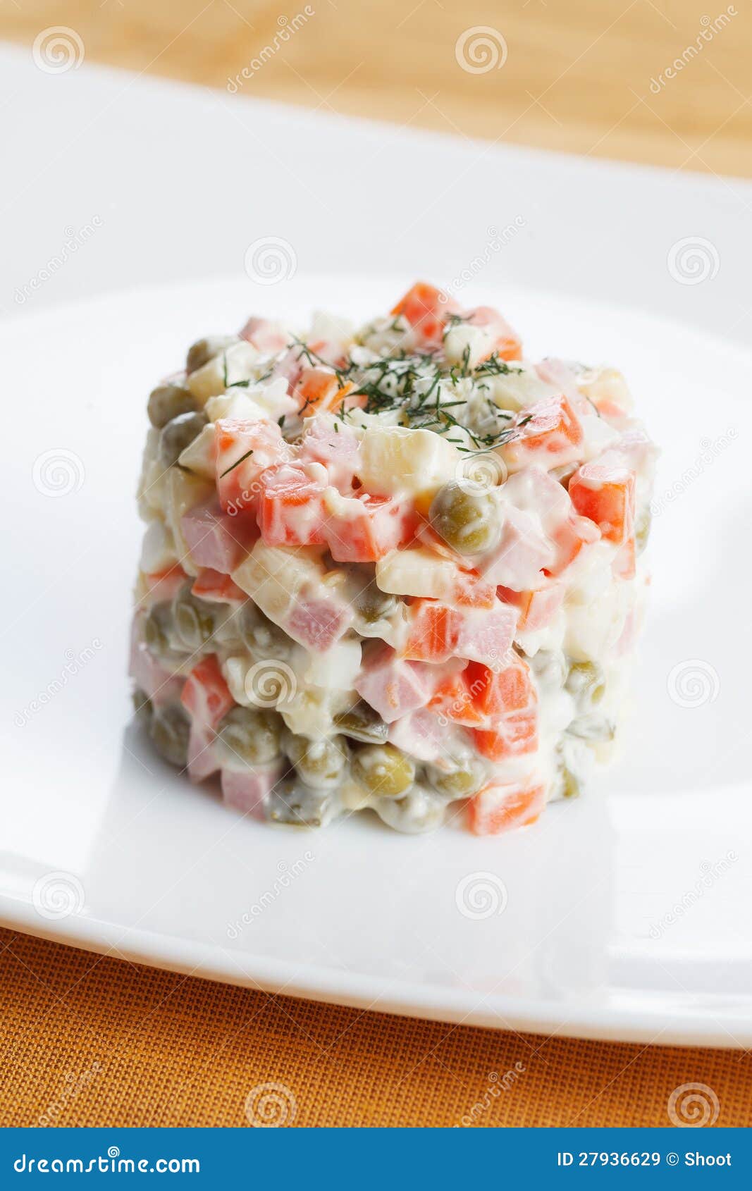 Russian Traditional New Year S Food Stock Image - Image of menu ...