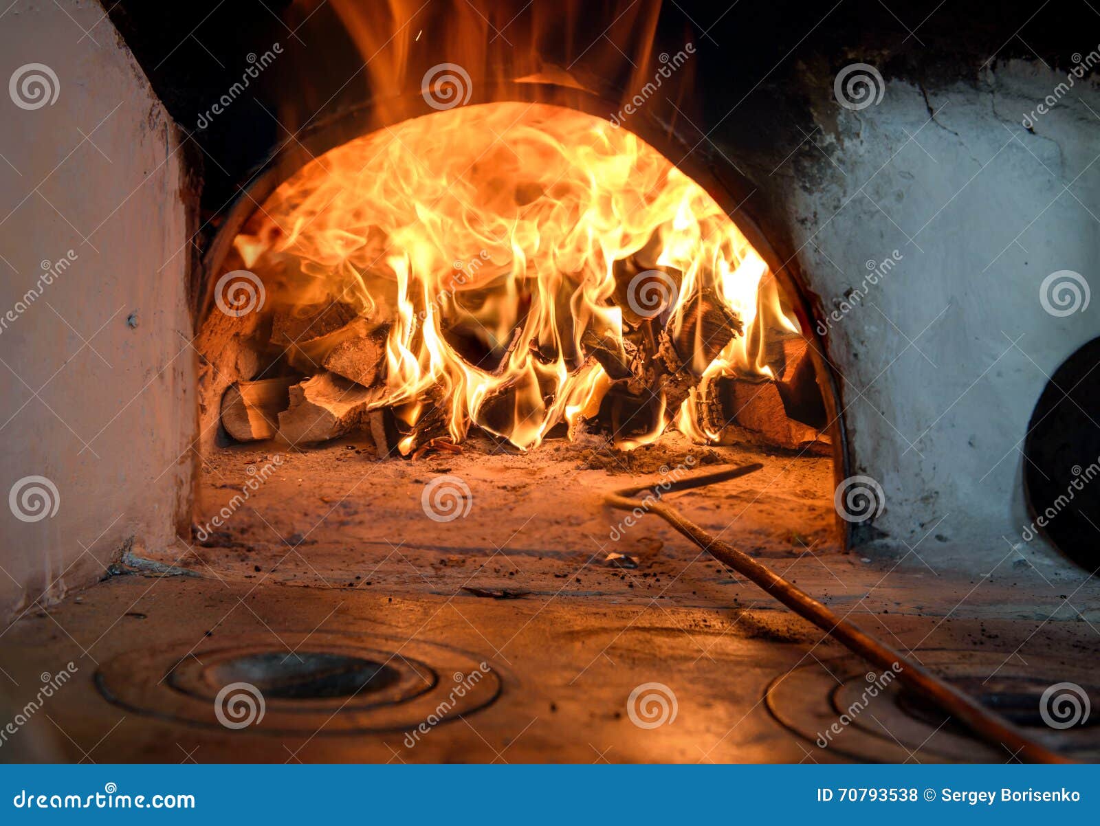 Russian traditional oven stock photo. Image of fire, rural - 70793538