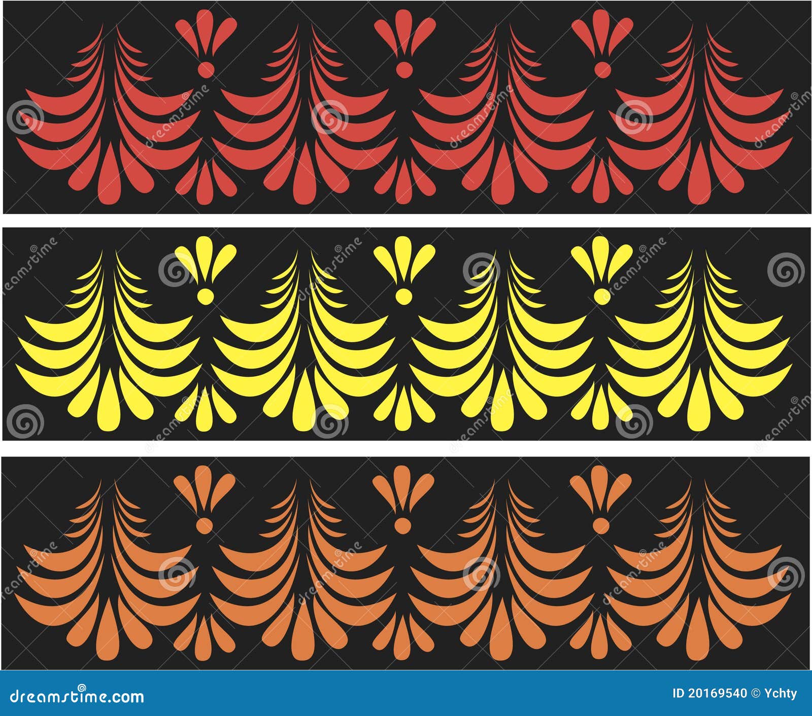 Russian Traditional Patterns in Vector Stock Vector - Illustration of ...