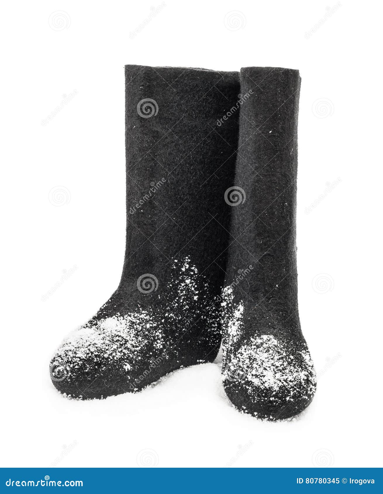 Russian Traditional Winter Felt Boot Valenki Stock Image - Image of ...