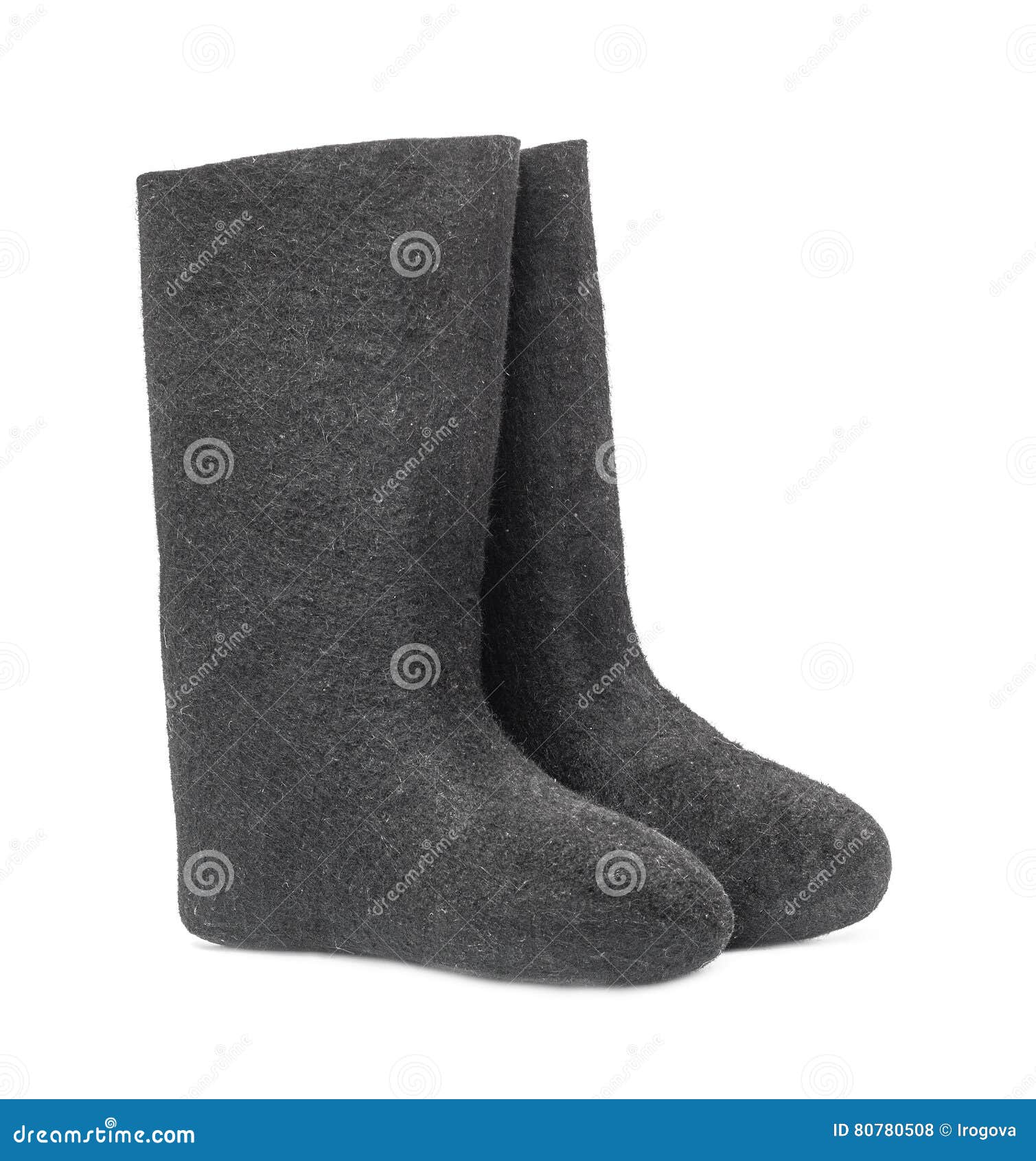 Russian Traditional Winter Felt Boots Valenki Stock Photo - Image of ...