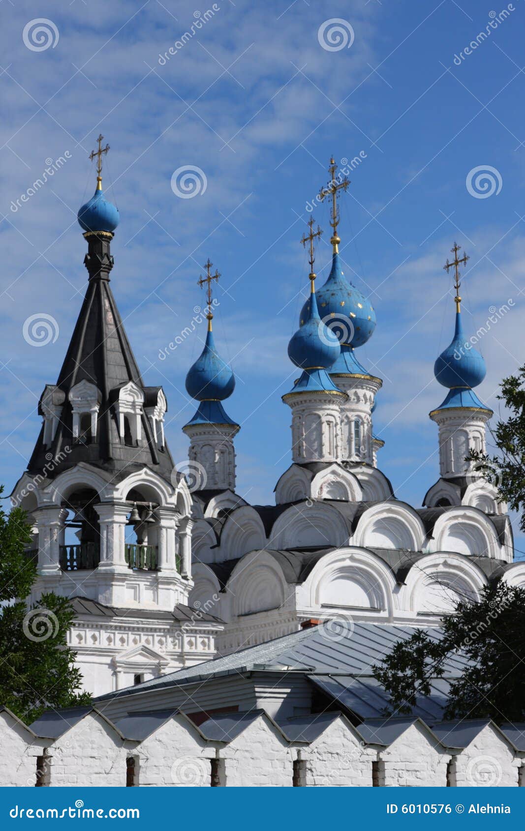 Russian Traditonal Medieval Monastery Stock Photo - Image of bell ...