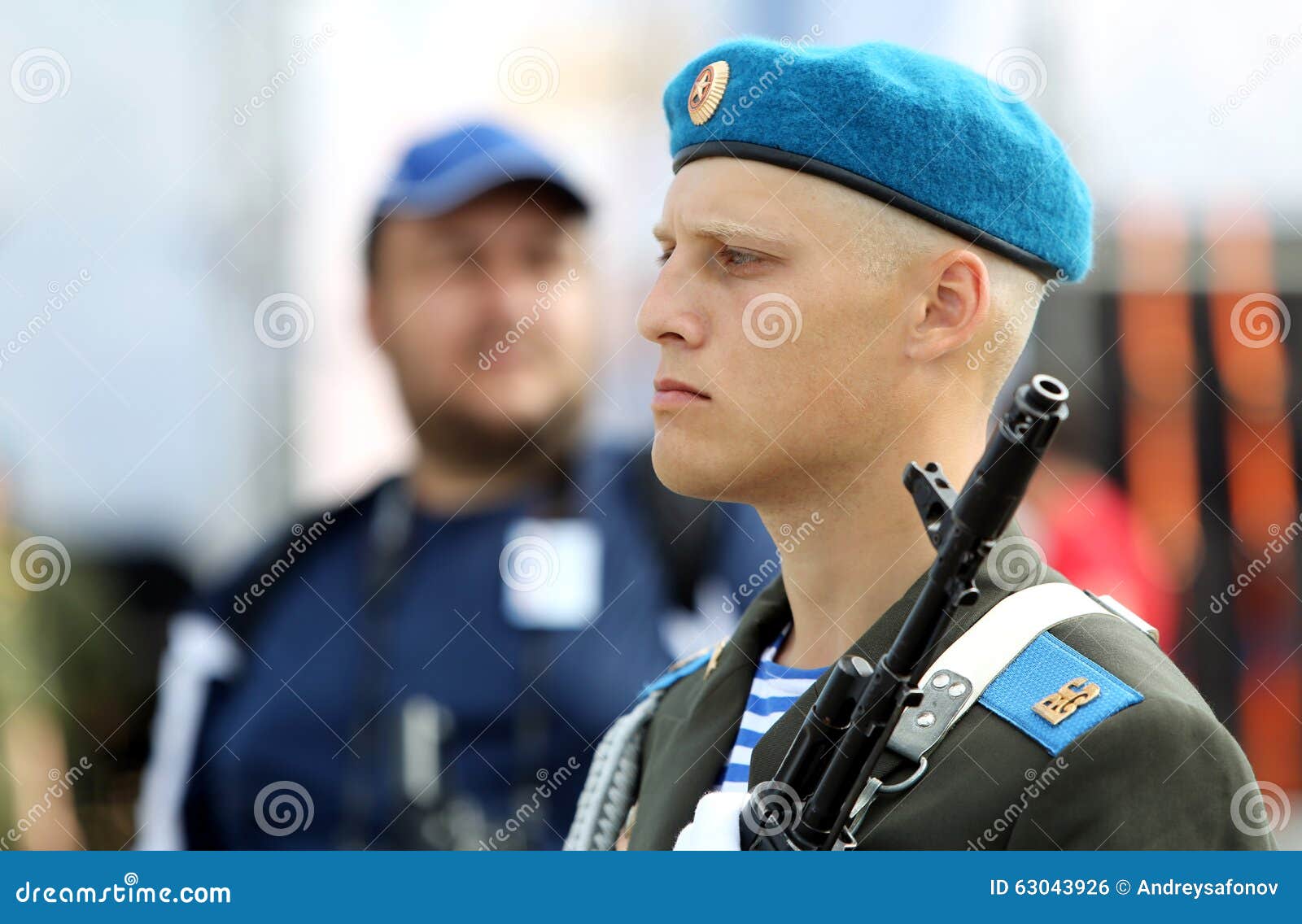 Russian Trooper in the Watch, Ivanovo 08 August 2015 Editorial Photo ...