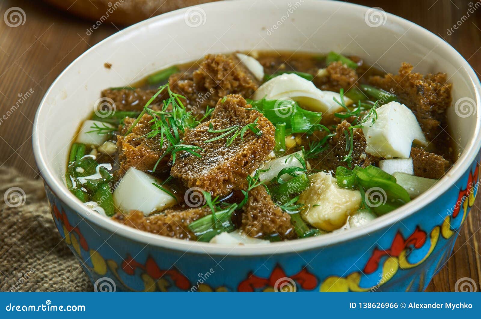 Russian Turya stock photo. Image of brew, tiouria, fresh - 138626966